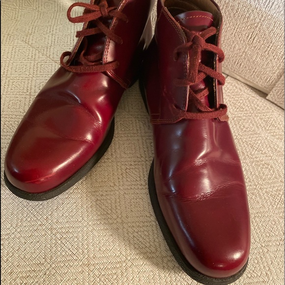 Tod's | Shoes | Tods Handmade In Italy Leather Lace Up Shoe In Maroon ...